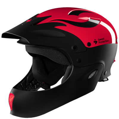 Rocker Full Face Helmet - Gloss Poppy Red